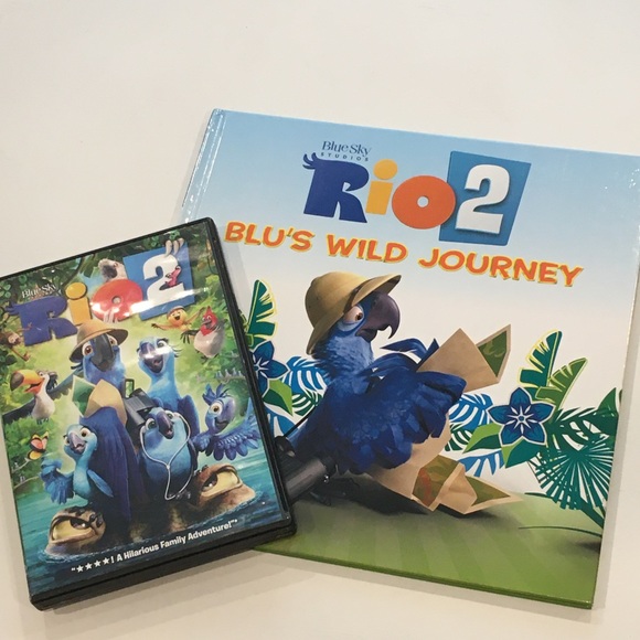 Blue Sky | Media | Rio 2 Blus Wild Journey Dvd Book Set | Poshmark